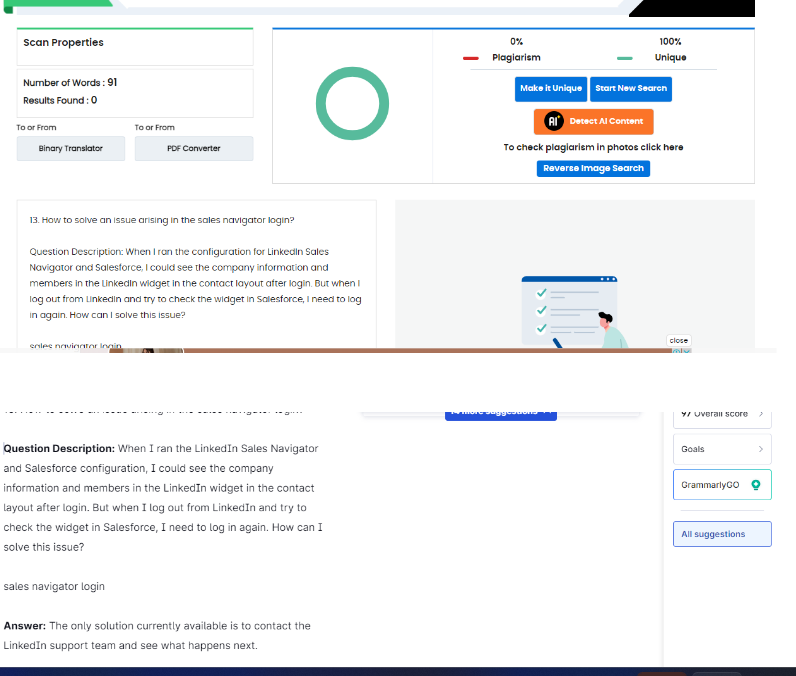 How to solve an issue arising in sales navigator login? - Learn & Grow with Popular eLearning ...