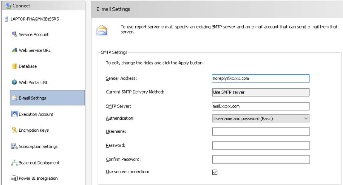 Reporting Services Configuration Manager Reporting Services Configuration Manager