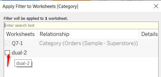 How do I make a filter apply to multiple charts in the dashboard ...