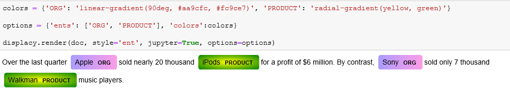How to customize colors and effects in NER tags? - Learn & Grow with ...