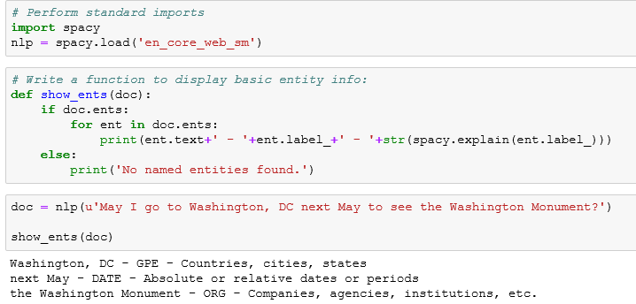 How to implement NER in Spacy? - Learn & Grow with Popular eLearning Community - JanBask