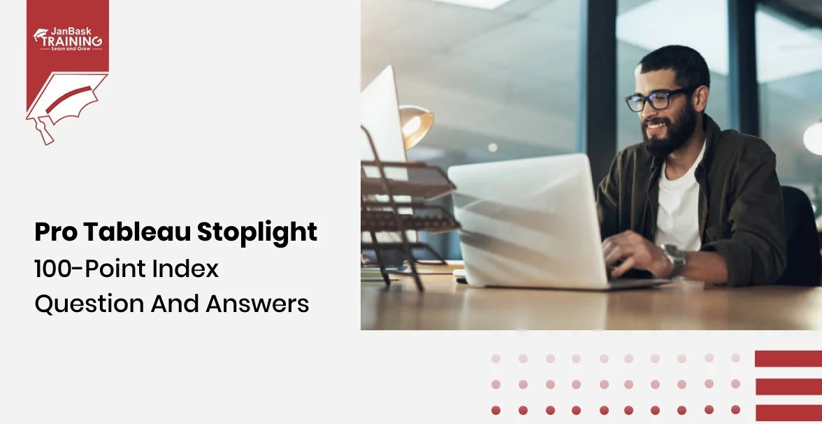 15 Pro Tableau Stoplight 100-Point Index Question and answers