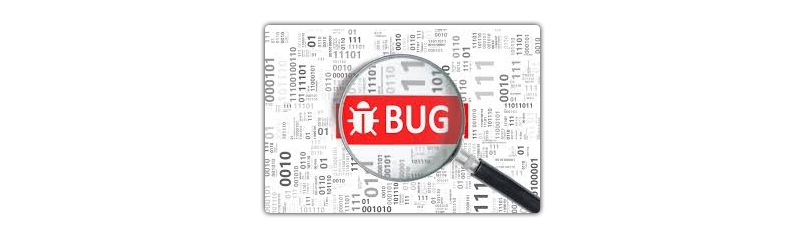 Software bugs, bugs in software, software development issues