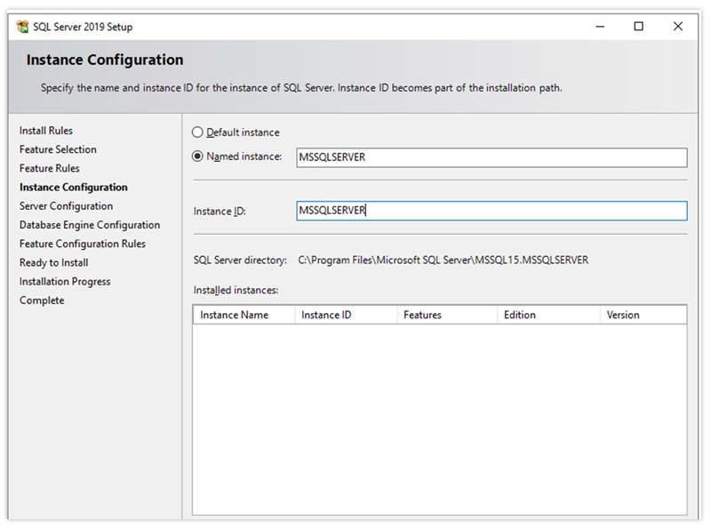 Different Types of SQL Server Installation
